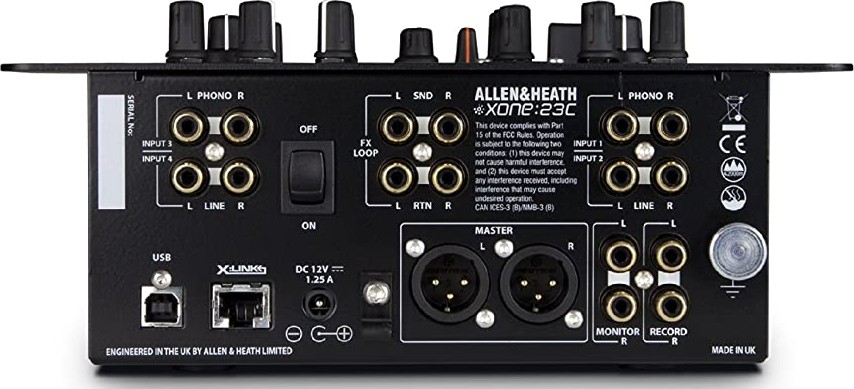 Allen & Heath XONE:23C DJ Mixer w integral soundcard 2 channels w dual ...