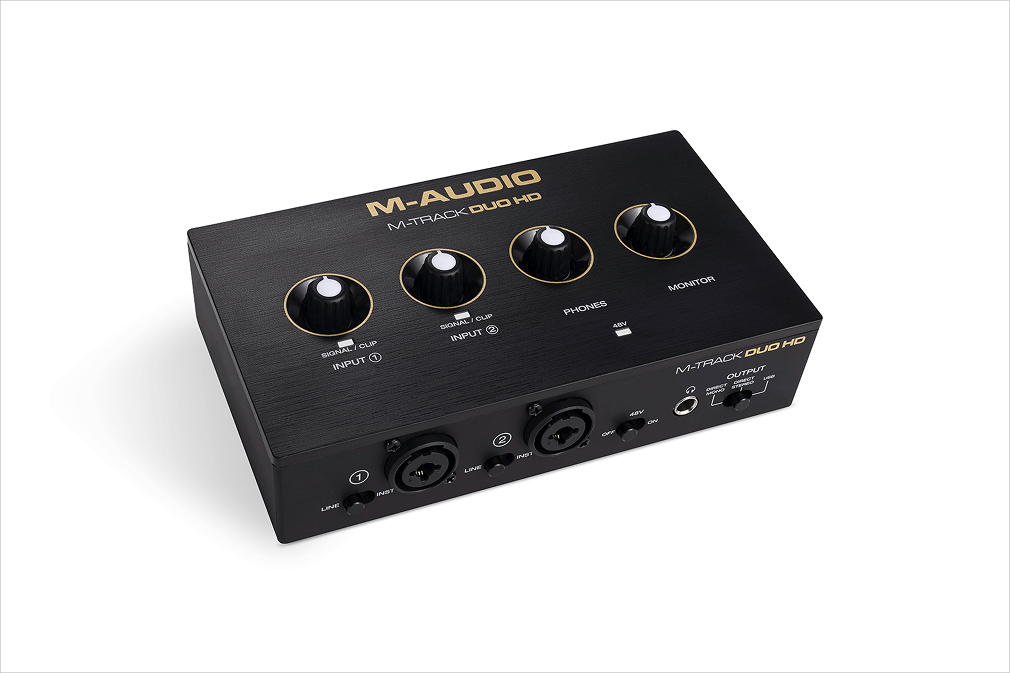 M-Audio M-Track Duo HD USB Audio Interface - Leading Musical Instrument ...